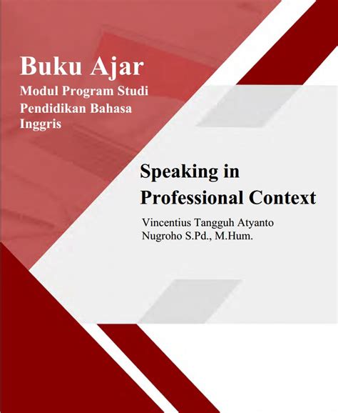 Speaking In Professional Context