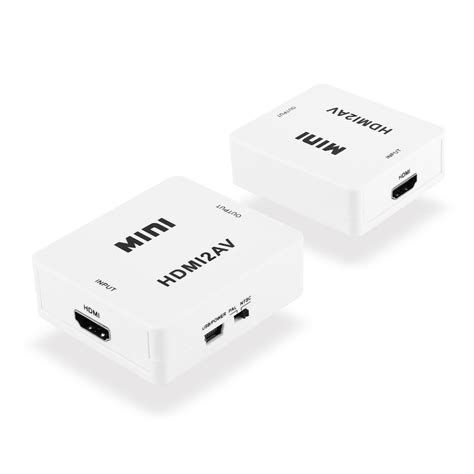 P HDMI To Composite RCA AV CVBS Video Converter AxGear Ca