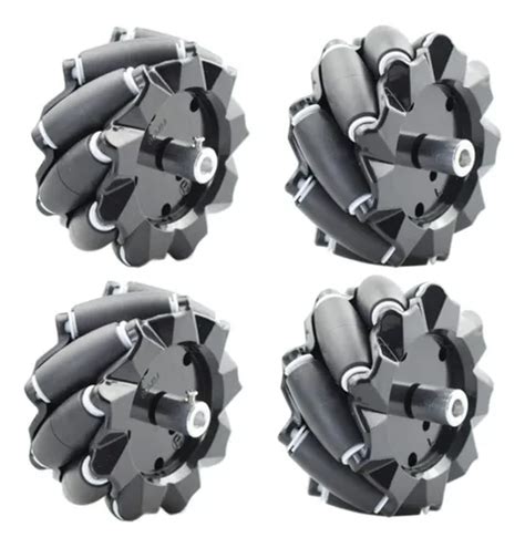 Rueda Mecanum Premium Swaytail De 97mm Para Chasis De Robot Envío Gratis
