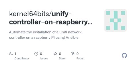 Github Kernel64bitsunify Controller On Raspberry Pi Automate The