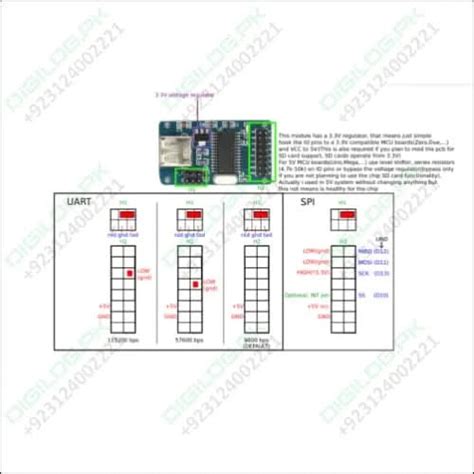 Arduino Disk Read Write Module Usb Flash Disk For Arduino Ch376s In Pakistan Digilogpk