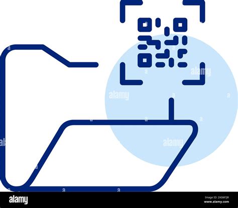 Open File Folder And Qr Code File Labelling And Fast Access Pixel