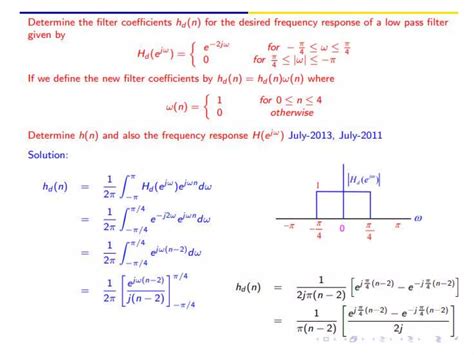 FIR Filter Design Pptx Technology Computing