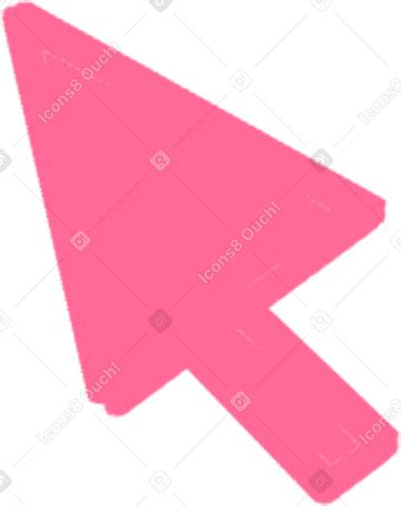 Small Pink Cursor PNG SVG