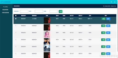 基于ssm的ktv点歌系统【附源码文档】 Csdn博客