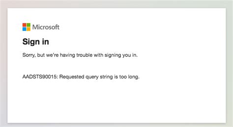 Sp Initiated Single Logout With Adfs Help Request Query String Is Too Long Microsoft Qanda