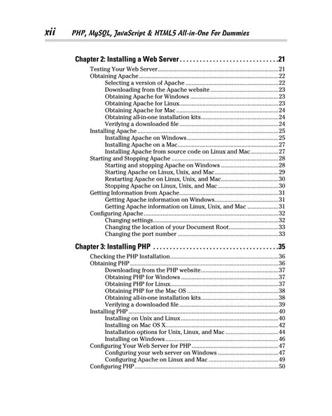 Php Mysql Javascript And Html5 All In One For Dummies E Books Max30