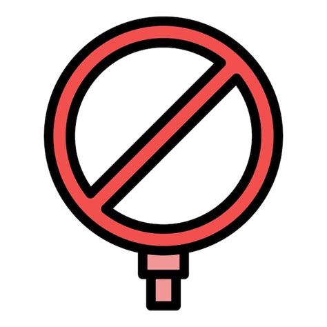 premium vector stop indicator icon outline stop indicator vector icon