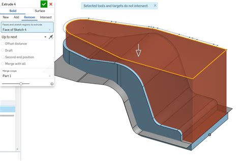 Extrude Remove Up To Surface Onshape