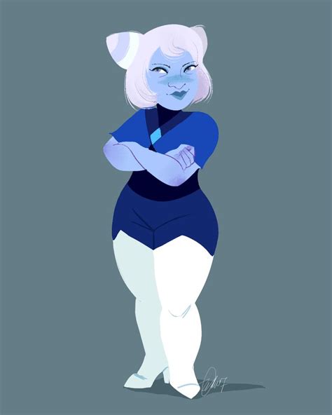 Character Illustration Holly Blue Agate Steven Universe