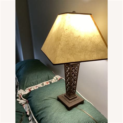 Metal Lattice Lamp With Shade Aptdeco Metal Lattice Lamp With Shade Aptdeco