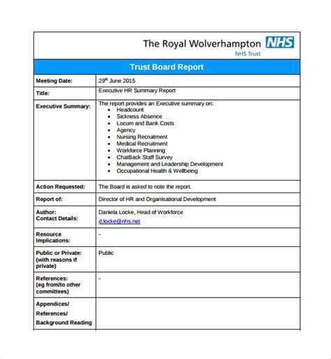 Powerpoint Status Report Template