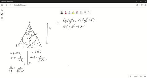 Find The Height And Radius Of The Right Circular Cone With Least Volume That Can Be