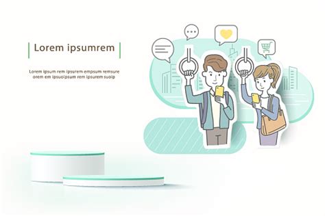 스마트 폰 스마트 폰 응용 프로그램 모바일에서 온라인 쇼핑을 통한 삶 온라인 쇼핑에 대한 벡터 일러스트 레이 션 Brand Name Smart Phone에 대한 스톡 벡터