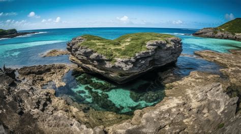 바다 속 심장 모양의 큰 바위 배경 코우리 섬의 하트바위의 놀라운 전망 오키나와 고화질 사진 사진 배경 일러스트 및 사진 무료 다운로드 Pngtree