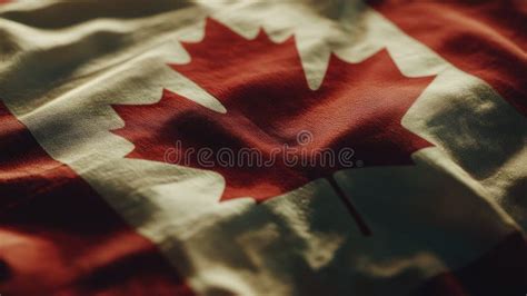 A Canadian Flag With A Computer Mouse Placed On Top Suitable For