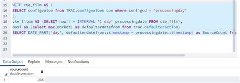 Postgresql Postgres Sql Using Cte When Subtracting Dates Stack Overflow
