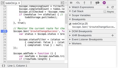 Chrome开发工具 调试 Javascript 脚本w3cschool