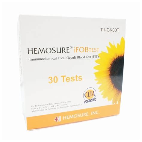 Hemosure IFOB Test Kits Blood Hematology And Coagulation Testing Products Blood Fisher Scientific