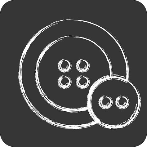 Premium Vector Icon Buttons Suitable For Education Symbol Chalk Style
