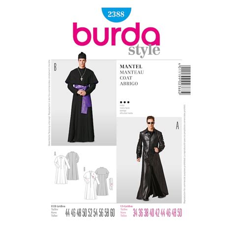 Cassock Sewing Pattern Etsy
