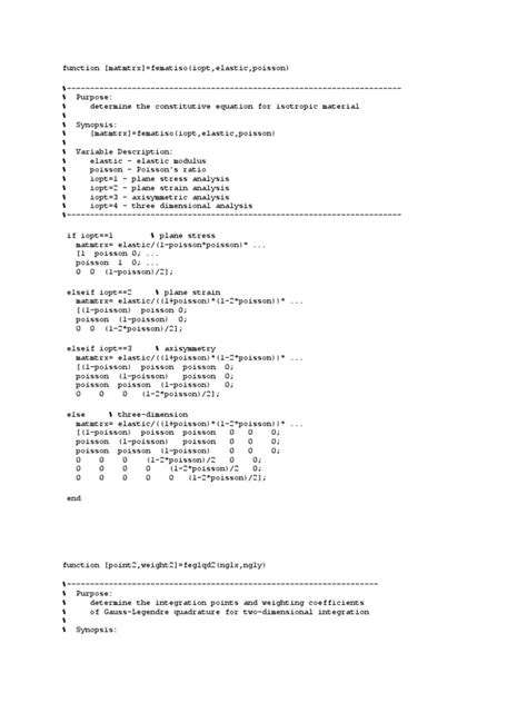 Mathematicamatlab Function Pdf Elasticity Physics Derivative