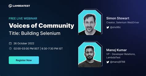 Lambdatest On Linkedin Webinar Building Selenium Automation Framework