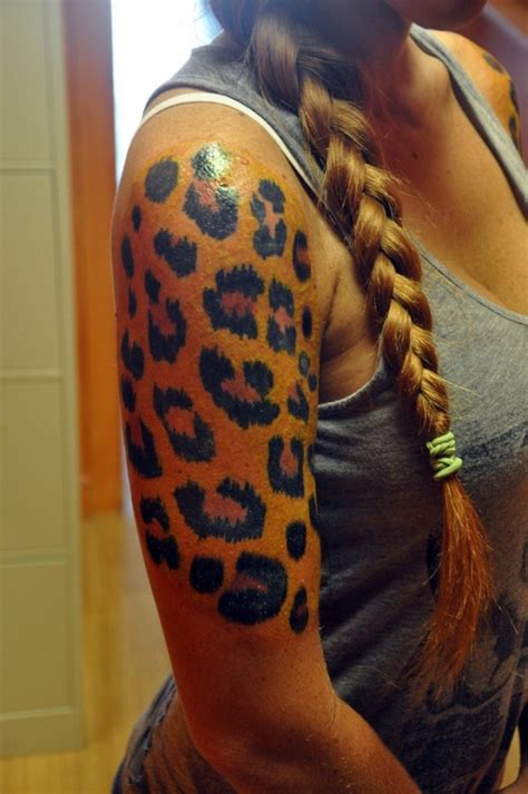 Cheetah Print Tattoos Designs Ideas And Meaning Tattoos For You