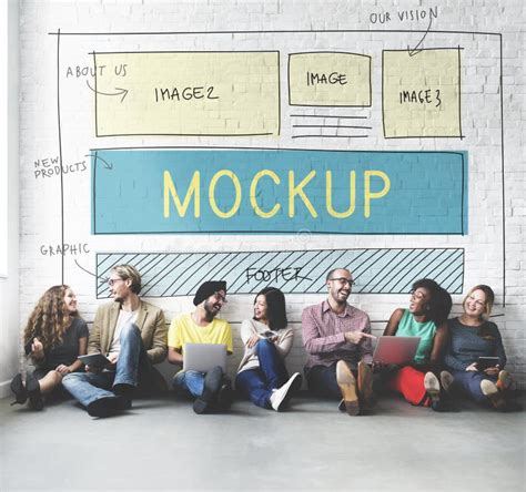 Ux Ui Flowchart Mock Ups Mobile Application Concept Isometric Stock