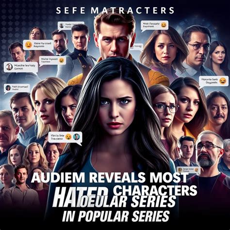 Audience Reveals Most Hated Characters In Popular Series Leveluptalk