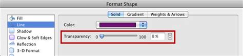 Formatting Lines For Shapes In PowerPoint For Mac