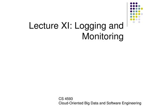 Ppt Efficient Logging And Monitoring In Big Data Services Powerpoint