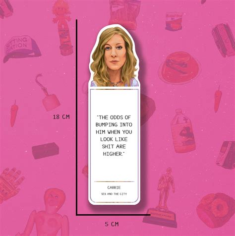 Bookmark Carrie Bradshaw Sex And The City Pop Culture Artwork