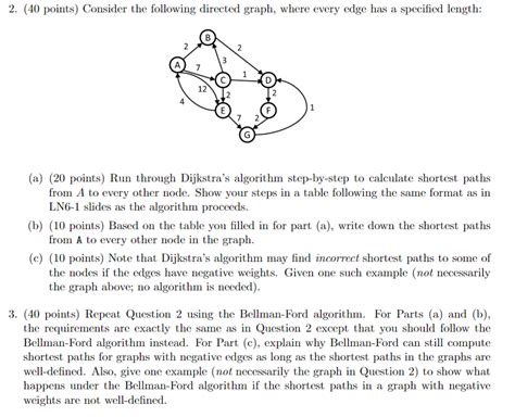 a 20 points run through dijkstra s algorithm