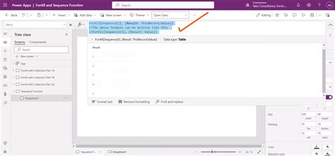 ForAll Powerapps Function Ashish Coder