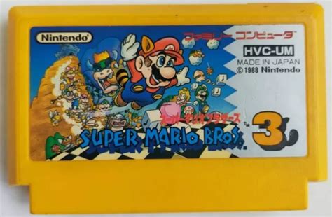 Super Mario Bros 3 Nes Fc Nintendo Famicom Japanese Version £12 46 Picclick Uk