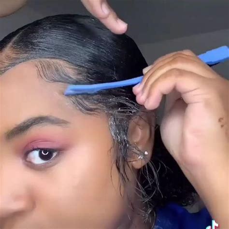 beautiful slayed edges compilation how to lay your edges 4c hair