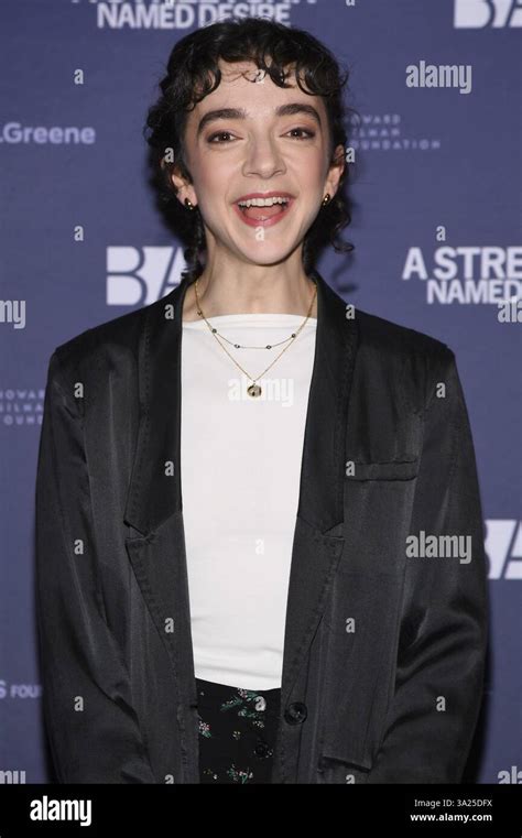 Patsy Ferran Poses During A Streetcar Named Desire Opening Night At