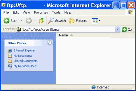 All Squared Web Design Map XP FTP Drive