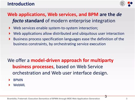 Execution Semantics Of Bpmn Through Mde Web Application Generation Using Bpmn And Webml Bpmn