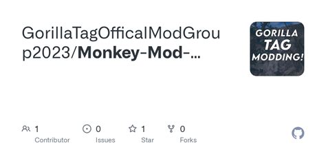GitHub GorillaTagOfficalModGroup Monkey Mod Manager