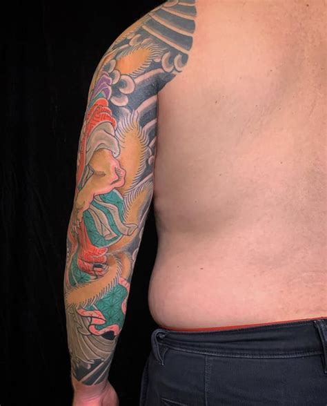 Kitsune Sleeve By Jimmy Ig Jimmyspnyc At Sena Tattoo Soho Nyc R