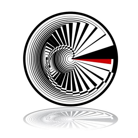 circle design element spiral pattern stock vector illustration of round identity 100212215