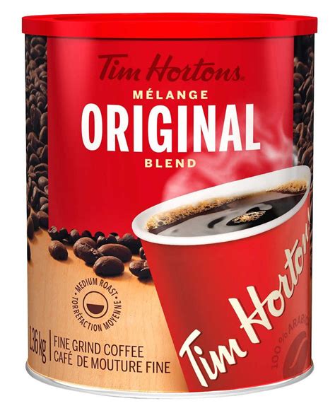 Tim Hortons Coffee Original Blend 1 36kg 48oz Extra Large Medium R