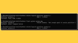 Fix Not Enough Space To Resize Partition While Flashing GSI TheDroidWin