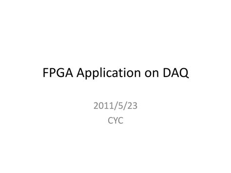 PPT Comprehensive Guide To FPGA Applications In Data Acquisition Characters PowerPoint