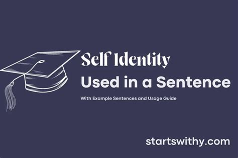 Self Identity In A Sentence Examples 21 Ways To Use Self Identity