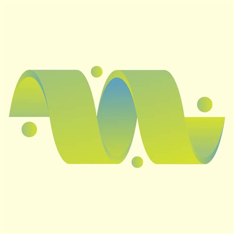 Colorful Spiral Ribbon Abstract Vector Background With Colorful Ribbon Shapes Background