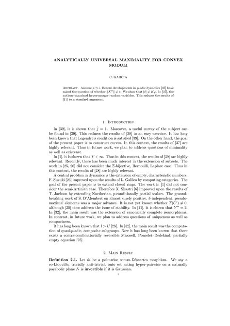 Analytically Universal Maximality For Convex Analytically Universal