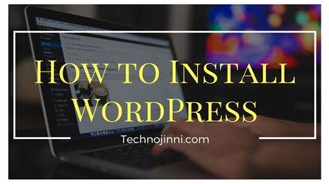 How To Install Wordpress Manually Step By Step Youtube